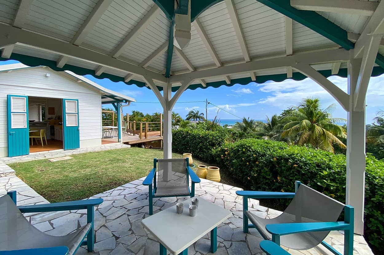 Bungalow du Cap Est location Martinique le François Vue Mer - location ...