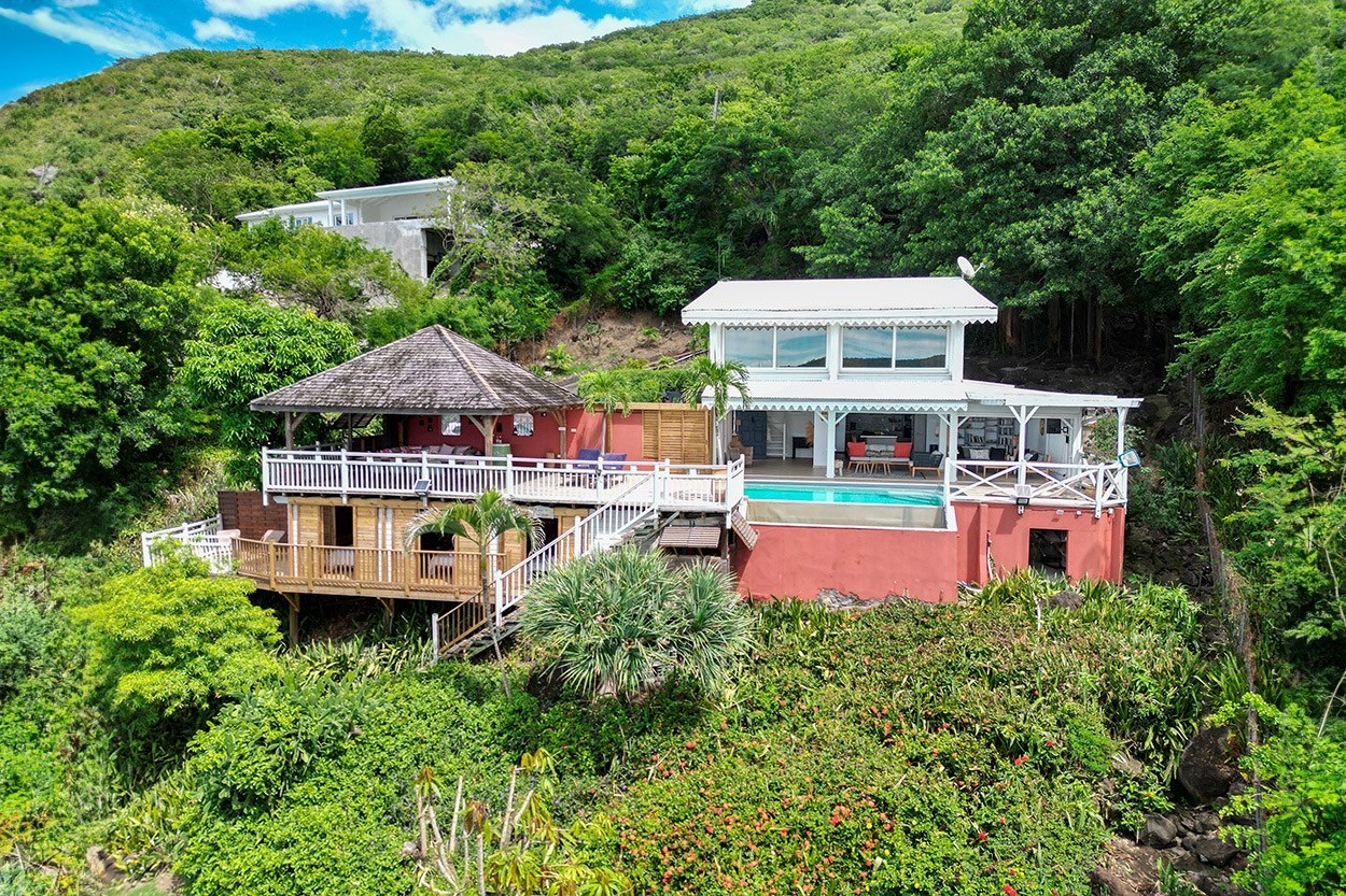 Villa GRAND LARGE Anses d'Arlet location Martinique 6 chambres piscine vue mer Grande Anse ...