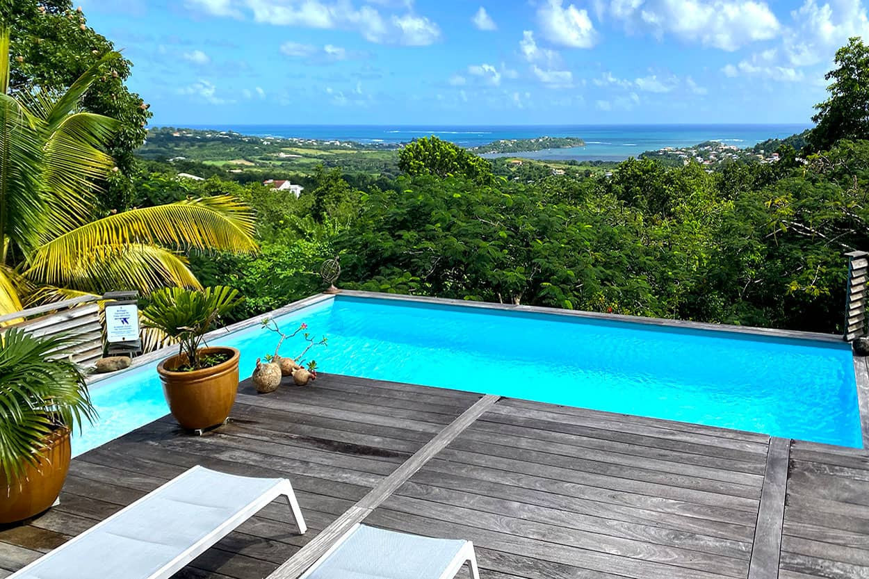 Villa Coco Location le Vauclin Martinique piscine vue mer 6 personnes ...
